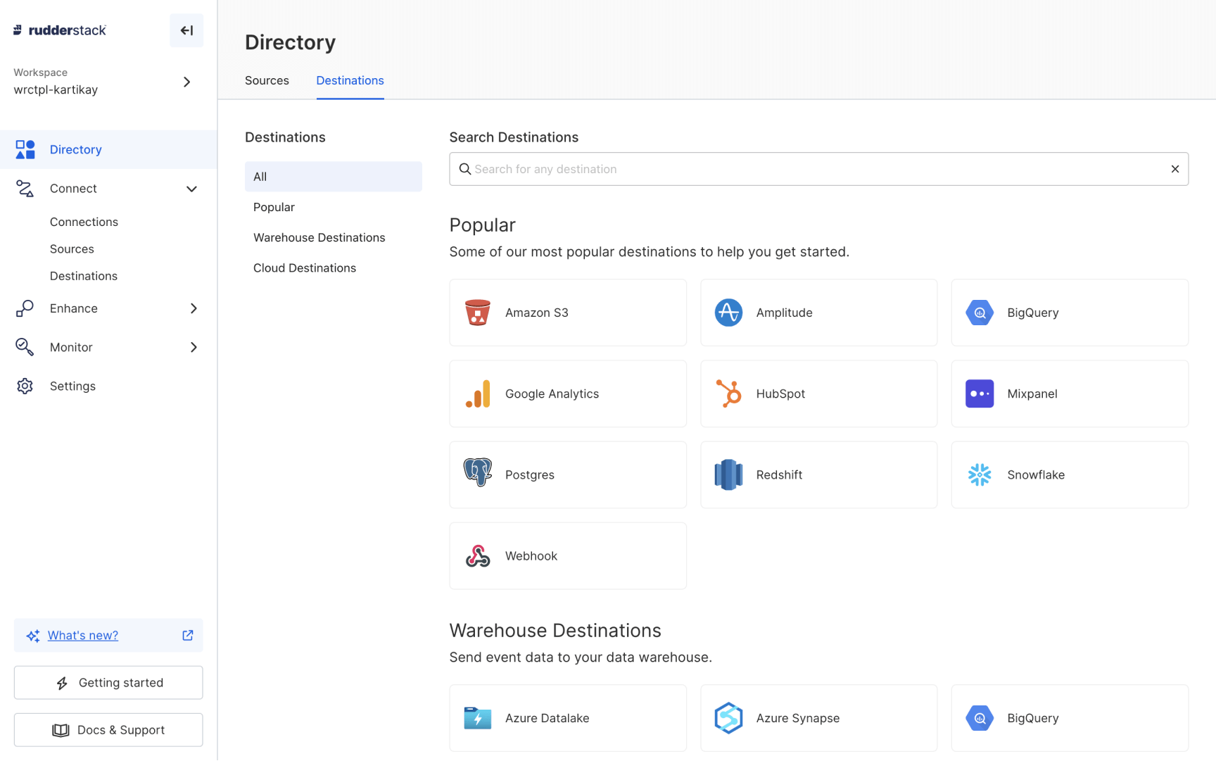 Rudderstack Ui Ux Design Saas Application Design Saas Ui